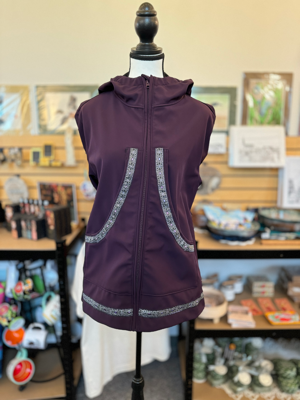 Fleece Lined Atmik - Plum/Silver | Naataq Gear LLC