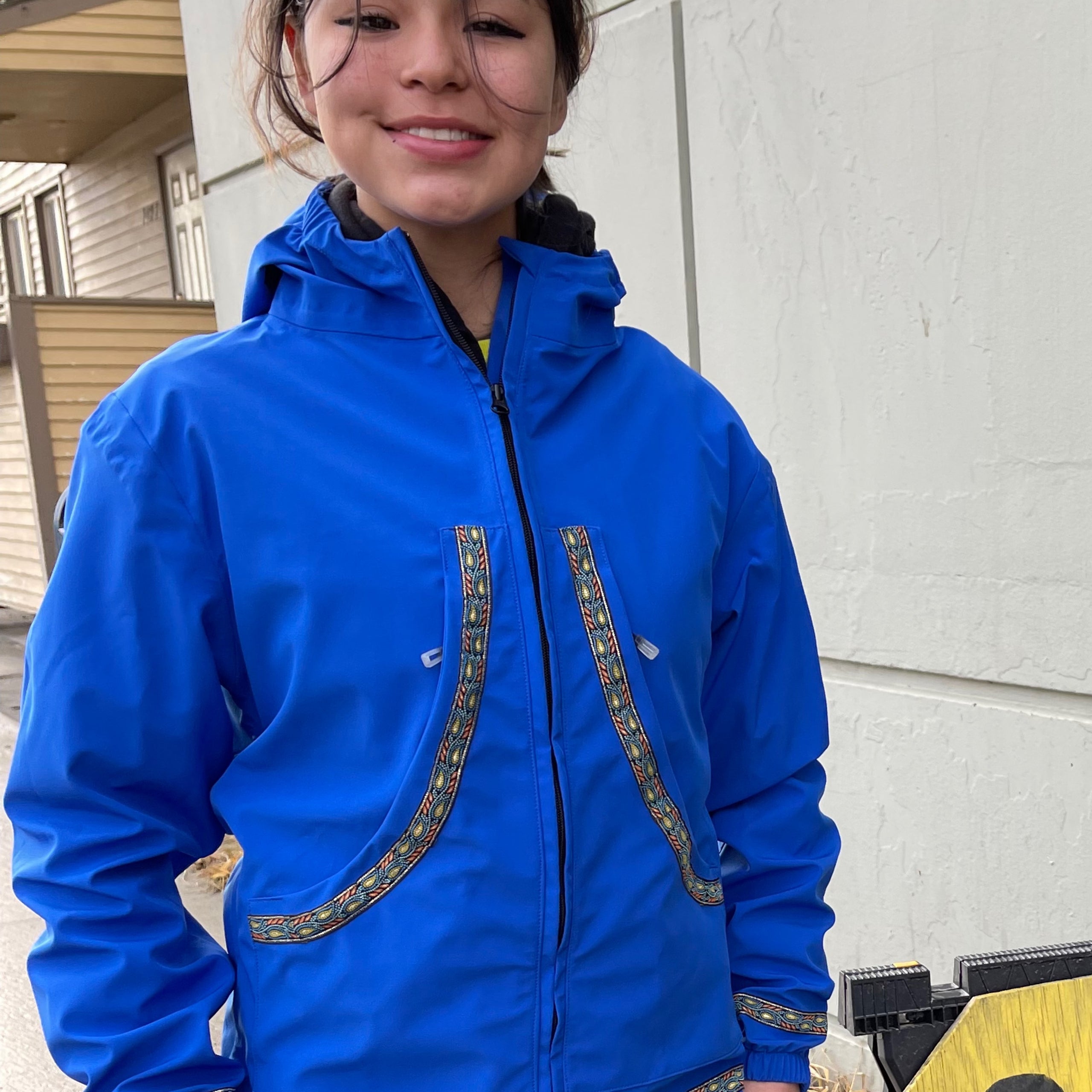 Atmik Women's/Unisex Jacket - Sapphire Blue | Naataq Gear LLC